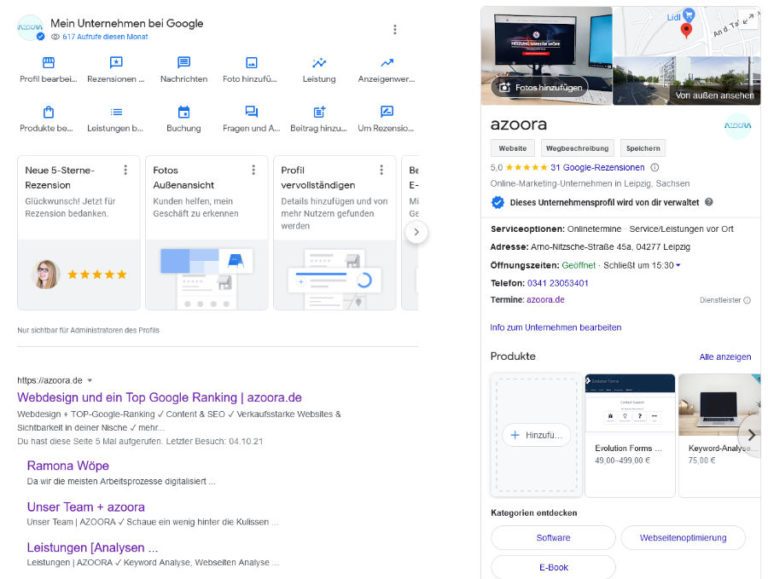 Vorteile Google My Business | azoora [Tipps]
